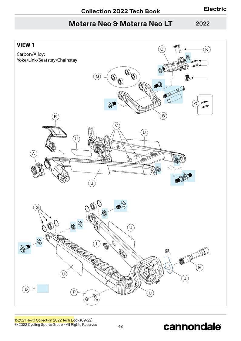 Moterra Neo (Also LT) Alloy Bosch 2022 - 2024 Spares – Cycling Tom Bike ...